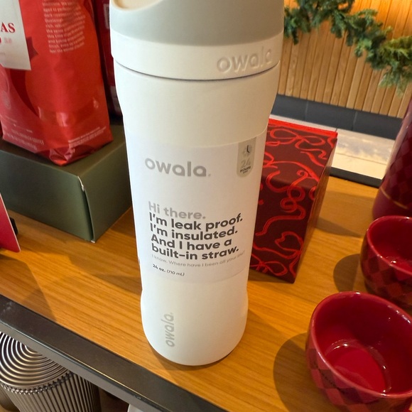 owala | Kitchen | Owala Starbucks Bottle Brand New White Bottle With ...